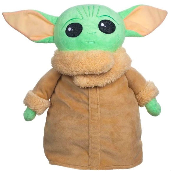 Bags | Nwtsuper Cute Disneys Baby Yoda Plush Backpack | Poshmark